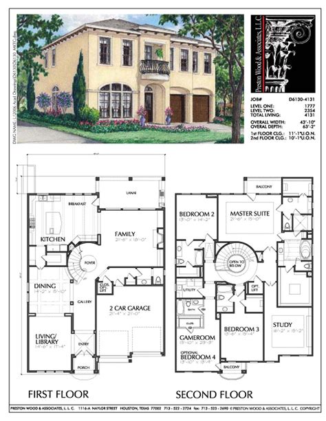 22 House Plan Ideas Two Story Residential House Plan