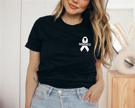 Lung Cancer Shirt Lung Cancer Awareness Lung Cancer Support Etsy