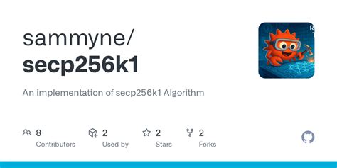 GitHub Sammyne Secp256k1 An Implementation Of Secp256k1 Algorithm
