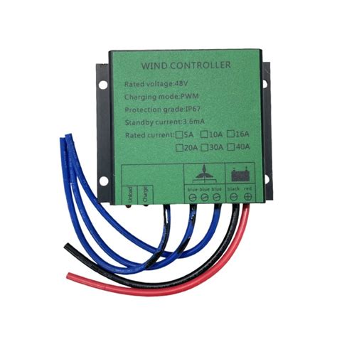Mppt Waterproof Pwm Wind Turbine Charge Controller 20a 30a Low Wind Speed Regulator Voltage