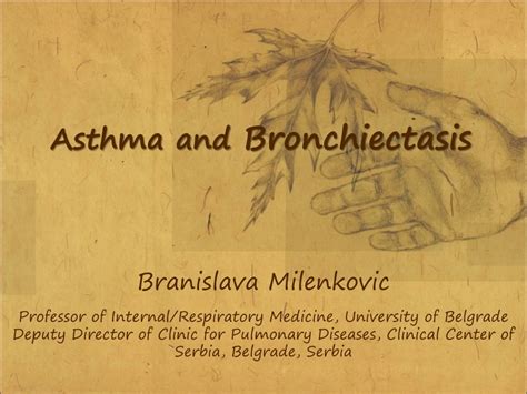 Ppt Asthma And Bronchiectasis Powerpoint Presentation Free Download Id 9221162