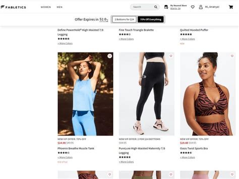 I Compared The Fabletics Online Store With The Mall Location Business