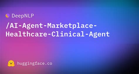 Deepnlpai Agent Marketplace Healthcare Clinical Agent · Datasets At