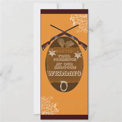 Shotgun Wedding Invitation Zazzle