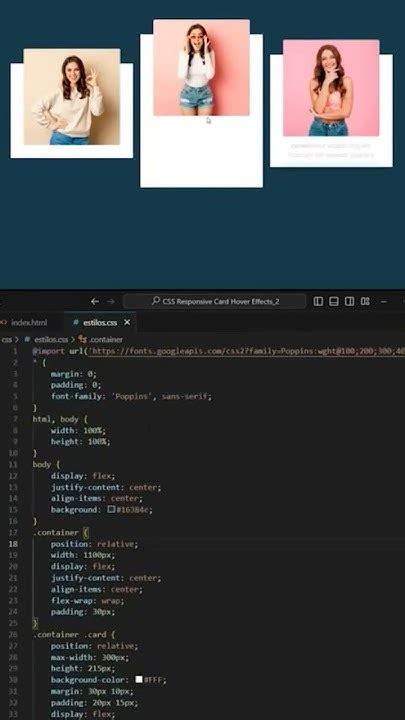 Hoverable Cards With Html5 And Css3 Html Css Coding Programming