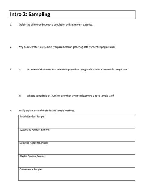 0 2 Sampling Questions Pdf