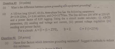 Solved Question 3 20 Points C What Is The Difference