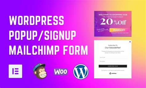 How To Create An Email Sign Up Form Using WordPress And Elementor