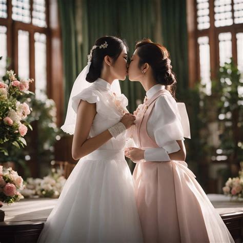 Asian Brides Kissing By Proudspirit29 On Deviantart