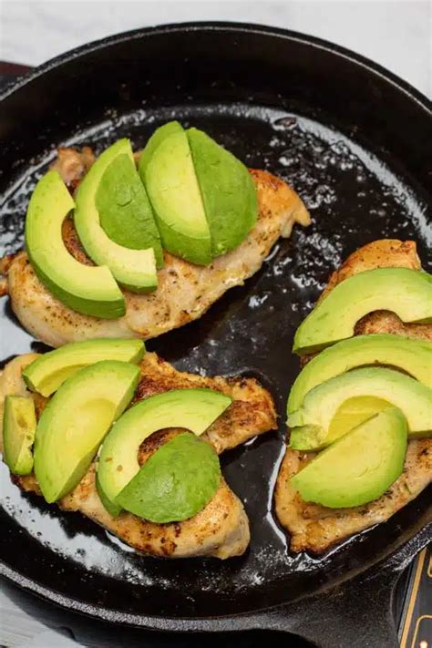 Baked Avocado Chicken Tasty Chicken Bacon Avocado Cheese Dinner
