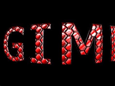 GIMP Tutorial Animated Text YouTube