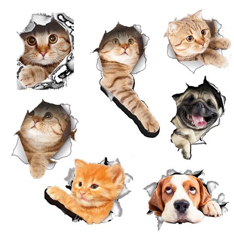 Наклейки кошки (48 фото)