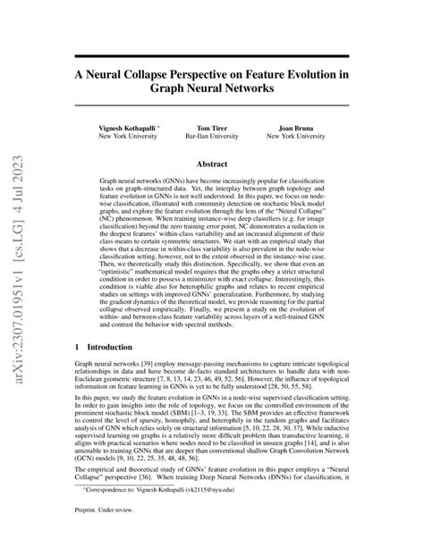 A Neural Collapse Perspective On Feature Evolution In Graph Neural
