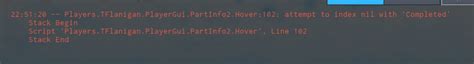 tween service attempt to index nil with completed scripting support