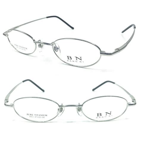 Pure Titanium Lightweight Small Oval Eyeglass Frames Myopia Rx Able My Xxx Hot Girl