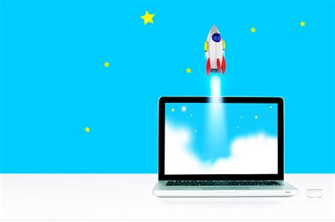 우주 왕복선은 지구 상공의 열린 공간에서 발사됩니다 비즈니스의 우주선 개념하에 바다와 하늘 3d 렌더링 3차원 형태에 대한 스톡 사진 및 기타 이미지 Istock