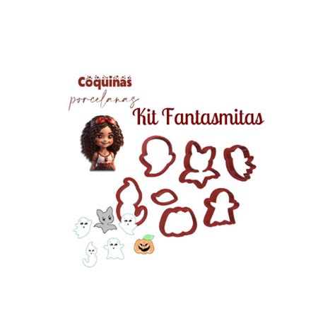 Kit Fantasmitas Coquinas Clay Art Supplies
