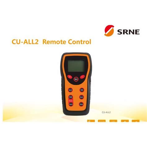 Remote Wireless Programmer For Srne Solar Controller Spring Structure