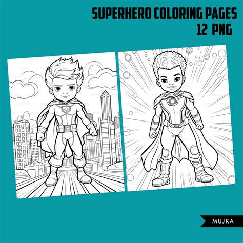 Free Printable Superhero Coloring Pages Superhero Coloring Pages