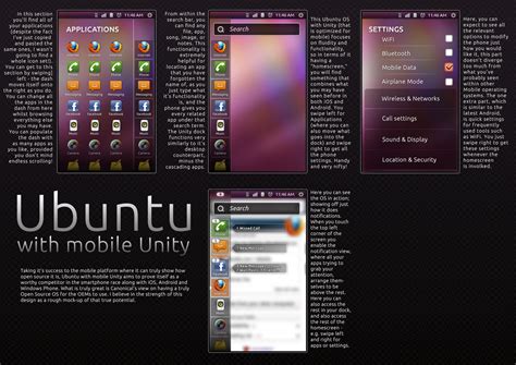 3 Interesting Ubuntu Unity Mobile Mockups