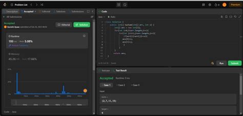 🚀 My Leetcode Journey From Two Sum To Mastering Arrays Starting With