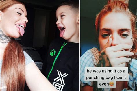 Mortified Mum Finds Her Son Playing With His New ‘punchbag And