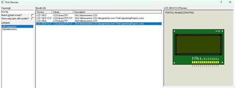 Lcd Library For Proteus V20 The Engineering Projects