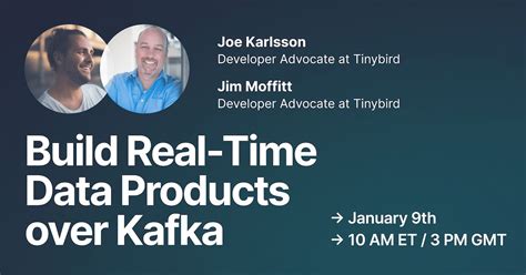 Tinybird On Linkedin Build Real Time Data Products Over Kafka ・tinybird
