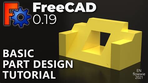 Freecad 019 Basic Part Design Tutorial English Youtube