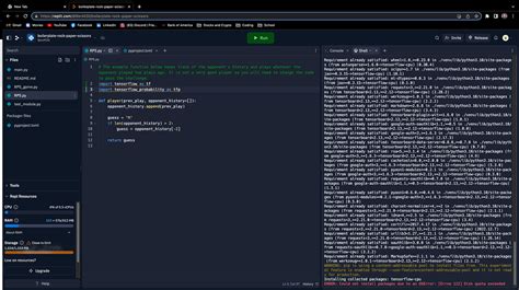 Machine Learning With Python Projects Rock Paper Scissors Python The Freecodecamp Forum