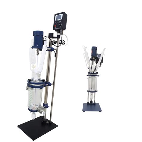 Buy Intbuyingglass Reactor 2l Glass Reaction Kettle Double Layer Glass Laboratory Jacketed