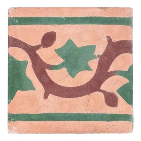 Moroccan Encaustic Cement Vintage Tile Sample Chairish