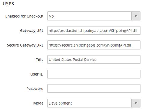 how to configure usps shipping method in magento2 webiators