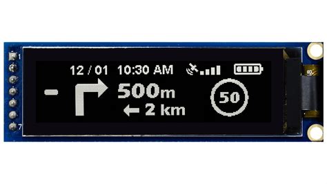 Mdob256064d1y Ws Midas 208in White Passive Matrix Oled Display 256 X