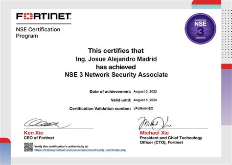 Josue Alejandro Zelaya Madrid On Linkedin Fortinet Nse Networksecurity Network