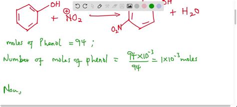 Solved Can You Calculate The Theoretical Yield Of The Nitration Of Phenol Into P Nitrophenol