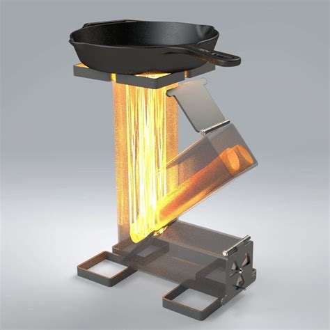 Diy Rocket Stove Digital File And Plan Step Dxf Dwgpdf Etsy