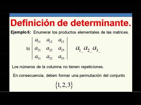 Definición De Determinante De Una Matriz Qué Es Significado Y Concepto