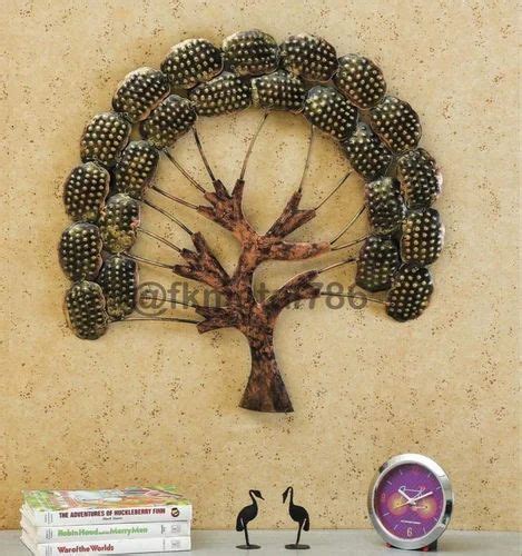 Black Iron Decorative Metal Tree Design Wall Decor Size 21x21 Inch At ₹ 1800 Piece In Moradabad