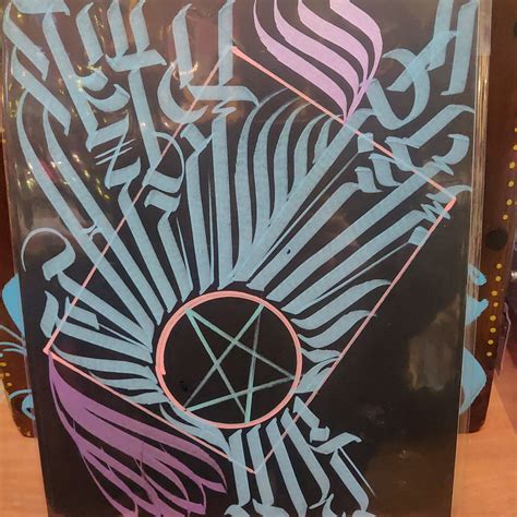 Dh3 Original Calligraphy Print By Douglas Ethan Southstreetartmart