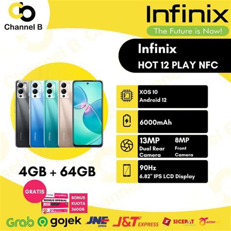Jual Infinix Hot Play Nfc Smartphone Gb Gb Garansi Resmi Di Seller Channel B Official