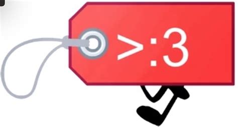 Price Tag Taggy From Tpot Bfb Bfdi Fan Made Plushie Etsy