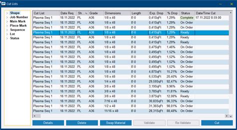 Cut A Cut List Item Tekla User Assistance