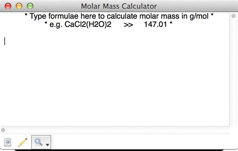 Molar Mass Formula Molar Mass Calculation Example