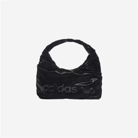 아디다스 퍼피 사틴 미니 숄더백 실버 메탈릭 Adidas Kream