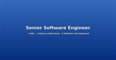 Senior Software Engineer At Yipitdata