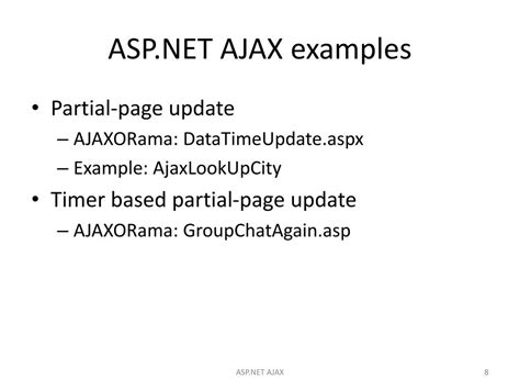 Ppt Aspnet Ajax Powerpoint Presentation Free Download Id2412239