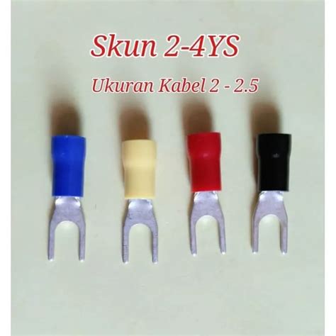 10 Pcs Skun Sekun Y Garpu 2 4ys Skun Y Skun Kabel Kualitas Premium Lazada Indonesia