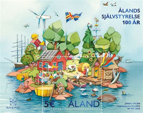 Europa Vackraste Frimärke 2022 Åland Vinner För Andra året I Rad Åland Stamps