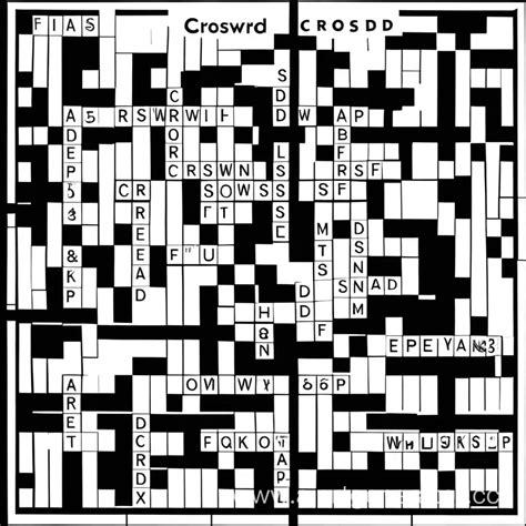 Engaging Crossword Puzzle Challenge For Mindful Entertainment Ai Art